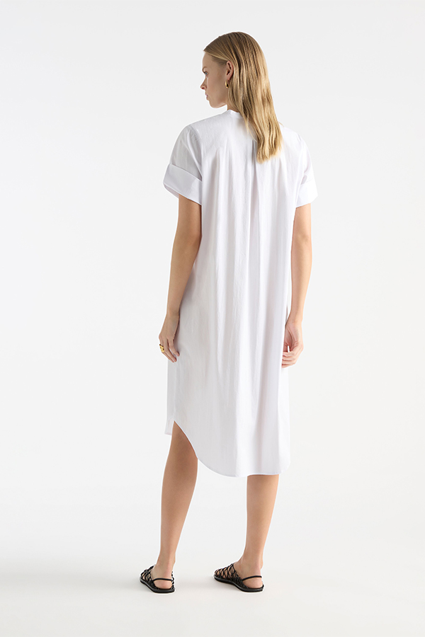 Mela Purdie Tee Dress White - Differente Boutique