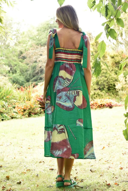 Curate Strong Ties Dress Green - Differente Boutique
